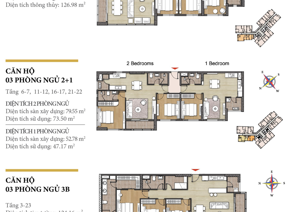 Unit layout of HAWAII tower, Diamond Island project in District 2, HCMC ...